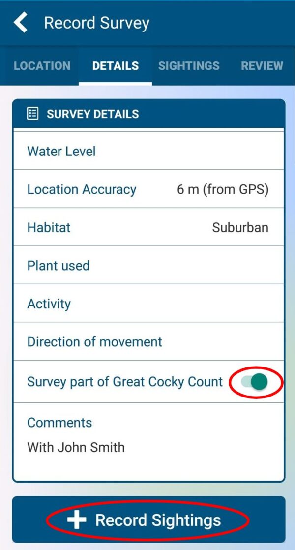 Great Cocky Count: Using the Birdata mobile app - BirdLife Australia