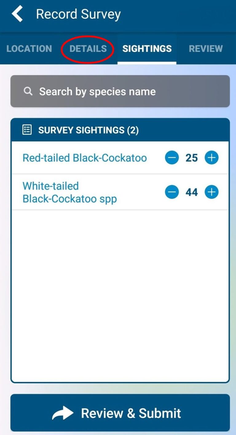 Great Cocky Count: Using the Birdata mobile app - BirdLife Australia