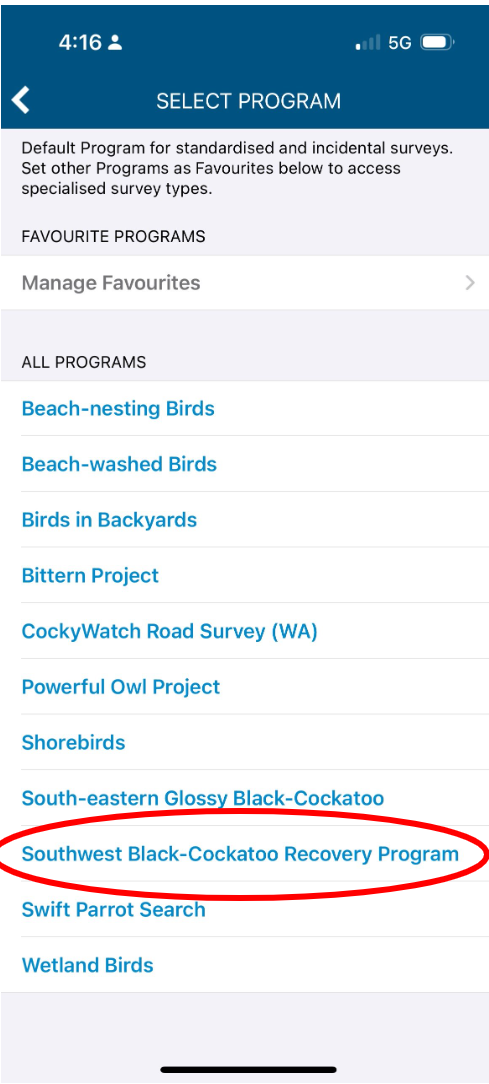 Great Cocky Count: Using the Birdata mobile app - BirdLife Australia